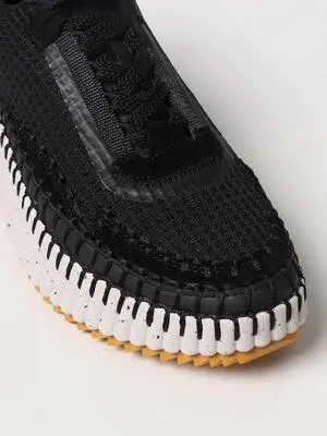 Chloé Lace Up Sneakers - Black