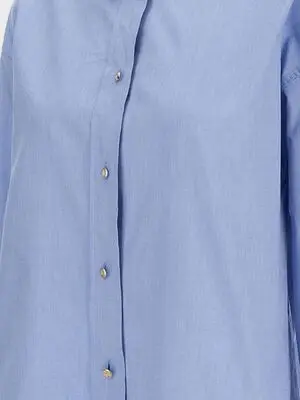 Max Mara Long-sleeve Cotton Shirt - Blue