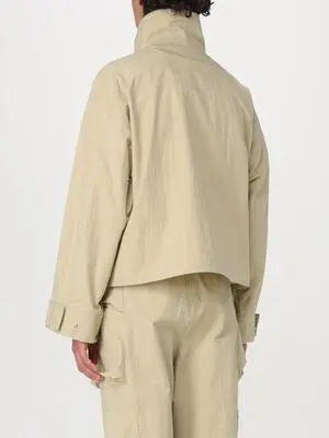 BONSAI Contrast Stitch Utility Jacket - Cream