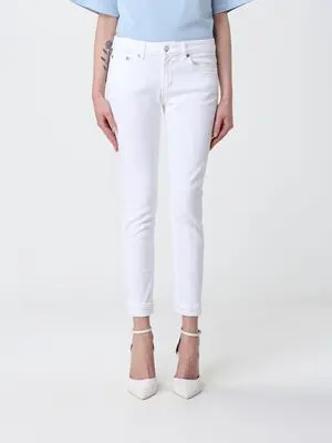 DONDUP Monroe Skinny Fit Denim Jeans - White