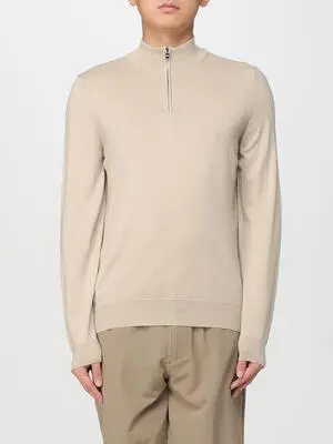 BOSS Quarter Zip Pullover - Beige