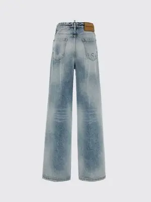 Dsquared2 Cotton Denim Straight Jeans