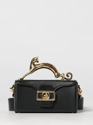 LANVIN Leather Bag With Sculptural Handle - Black