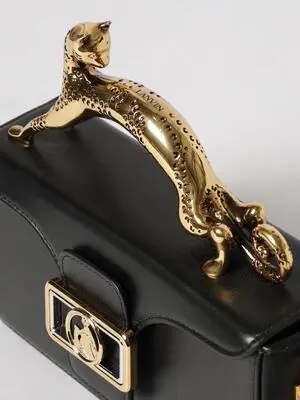 LANVIN Leather Bag With Sculptural Handle