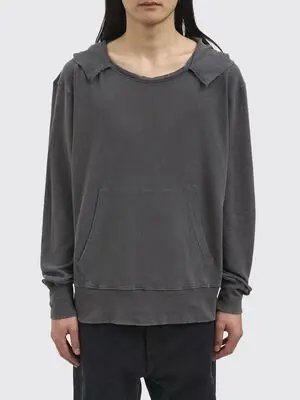 Our Legacy Hoodie In Cotton And Linen Blend - Black
