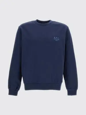 A.p.c. Tone-on-tone Logo Cotton Crewneck Sweatshirt
