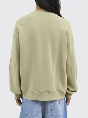 Carhartt Work In Progress Cotton Crewneck Sweatshirt With Embroidered Logo