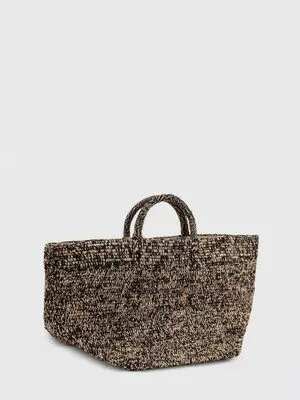 IBELIV Vanilla Raffia Tote Bag - Green