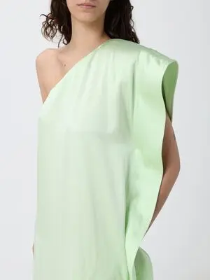 Stella McCartney One-shoulder Satin Gown
