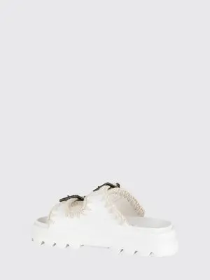 Mou Eva Sandals With Contrast Stitching