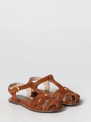 COCCINELLE Sunup Suede Sandals - Brown