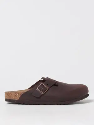 BIRKENSTOCK Buckled Clogs - Brown