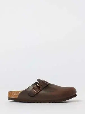 BIRKENSTOCK Buckled Clogs - Brown