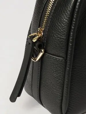 COCCINELLE Paki Grained Leather Shoulder Bag - Pearl