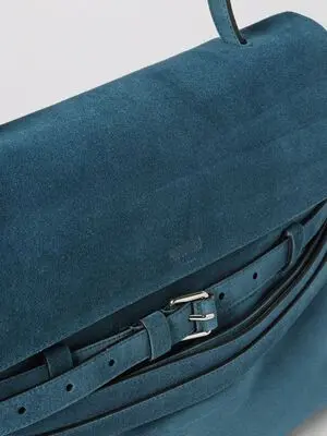 Moschino Tie Me Suede Bag