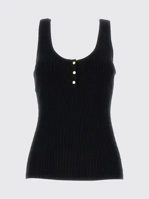 Elisabetta Franchi Ribbed Button-up Tank Top