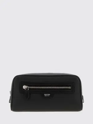 TOM FORD Calf Leather Beauty Case With Laminated Logo And Zip Closure