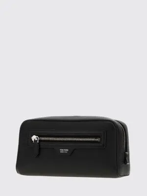 TOM FORD Calf Leather Beauty Case With Laminated Logo And Zip Closure