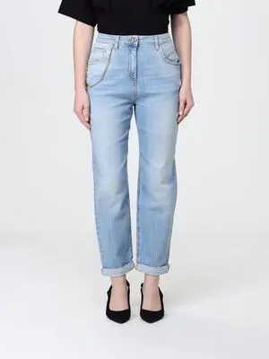 Elisabetta Franchi Stretch Slim Fit Jeans - Denim