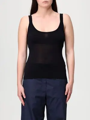 Max Mara Basic Jersey Tank Top - Black