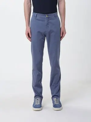 JECKERSON Chino Trousers In Stretch Cotton Blue