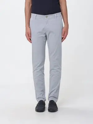JECKERSON Chino Trousers In Stretch Cotton Grey
