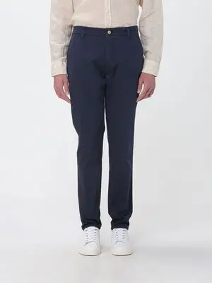 JECKERSON Chino Trousers In Stretch Cotton Navy