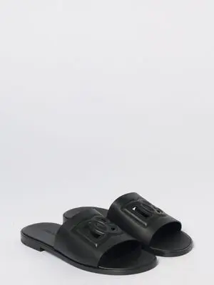 Dolce & Gabbana Leather Slippers