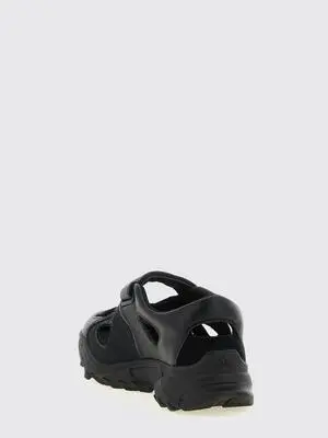 Y3 Gsg9 Cut-out Leather And Mesh Sandals