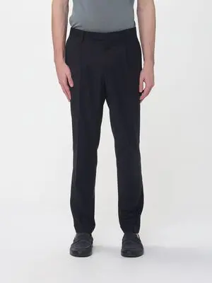 BRIGLIA 1949 Tailored Stretch Cotton Trousers - Black