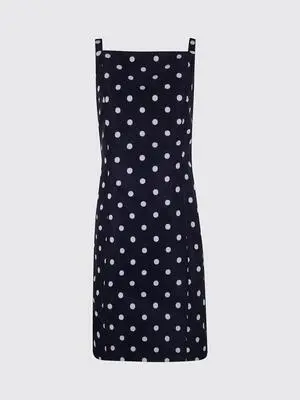 PATOU Polka Dot Crêpe Mini Dress