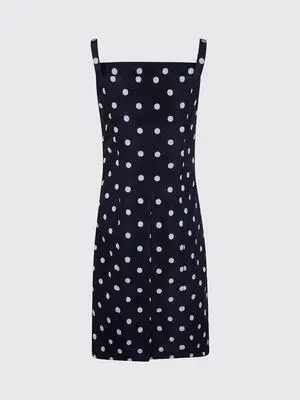 PATOU Polka Dot Crêpe Mini Dress