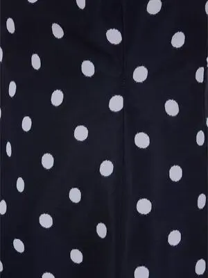 PATOU Polka Dot Crêpe Mini Dress