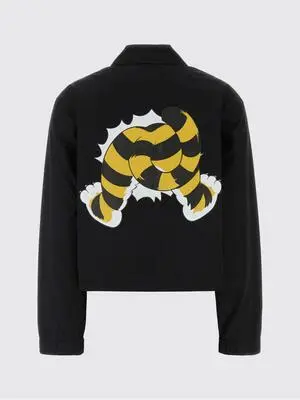 Kenzo Printed Cotton Blend Shirt Jacket