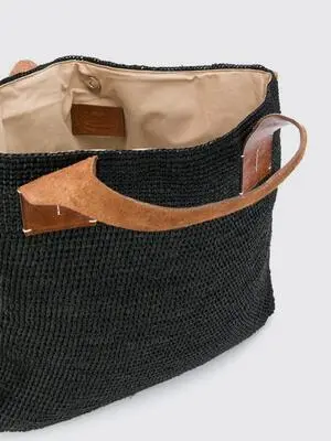 IBELIV Mety Crocheted Raffia Tote Bag