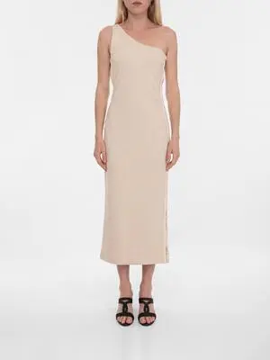 EA7 One Shoulder Midi Dress - Beige