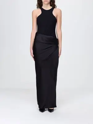 EA7 One Shoulder Midi Dress - Black