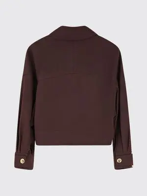 Elisabetta Franchi Cropped Jacket - Brown