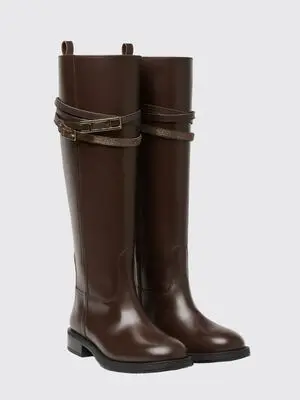 Fabiana Filippi Smooth Leather Knee-high Boots - Ebony
