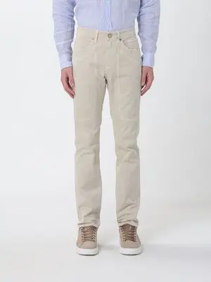JECKERSON John Slim Fit Trousers In Stretch Cotton - Beige