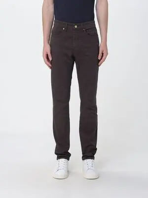 JECKERSON John Slim Fit Trousers In Stretch Cotton - Burnt