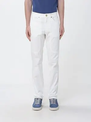 JECKERSON John Slim Fit Trousers In Stretch Cotton - White