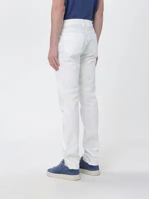 JECKERSON John Slim Fit Trousers In Stretch Cotton - White