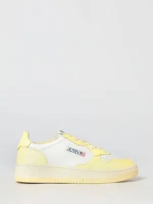 AUTRY Medalist Low Leather Sneakers - Yellow