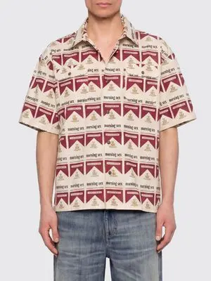 CARNE BOLLENTE Printed Stretch Cotton Casual Shirt - Multicolor