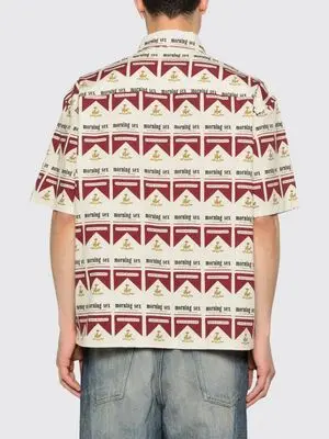 CARNE BOLLENTE Printed Stretch Cotton Casual Shirt - Multicolor