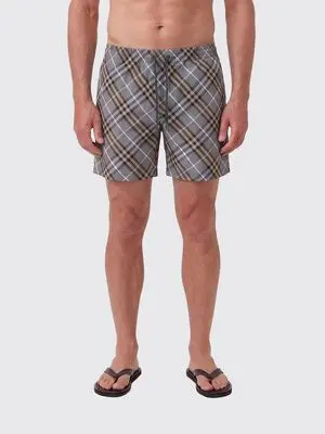Burberry Check Nylon Swimsuit - Blue