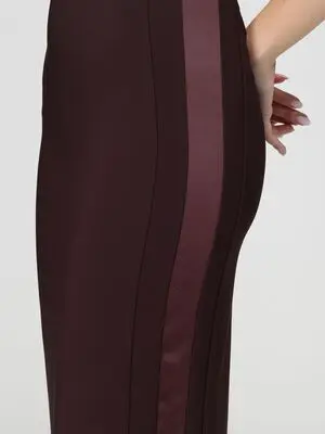 Elisabetta Franchi Halterneck Midi Dress - Brown