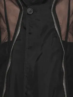 Rick Owens Transparent Nylon Blazer - Black