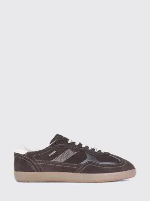 ALOHAS Tb.490 -block Leather And Suede Sneakers Cocoa